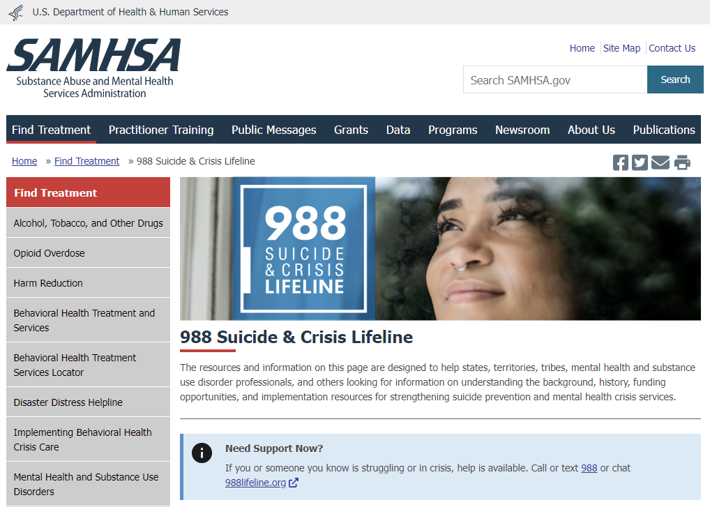What is 988? SAMHSA announces new suicide and crisis lifeline – MHLAC